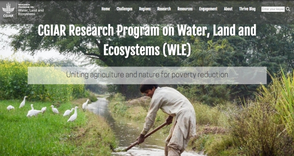 WLE launches revamped website - IWMI