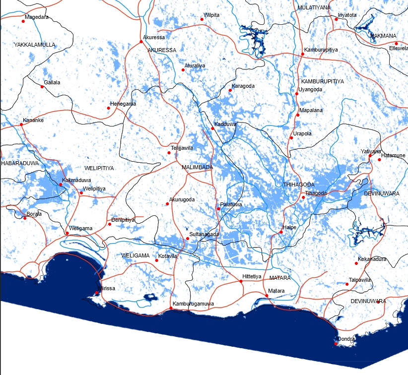 Maps aid Sri Lankan flood relief - IWMI